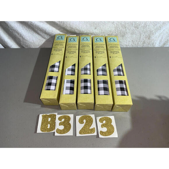 Other | 5 Rolls Black White Buffalo Check Contact Paper Selfadhesive ...